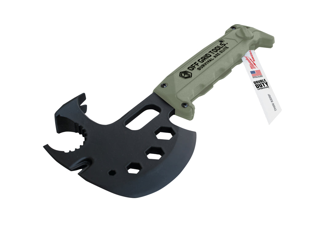 OGT PRO Survival Axe Elite Green - Pro – Off Grid Tools