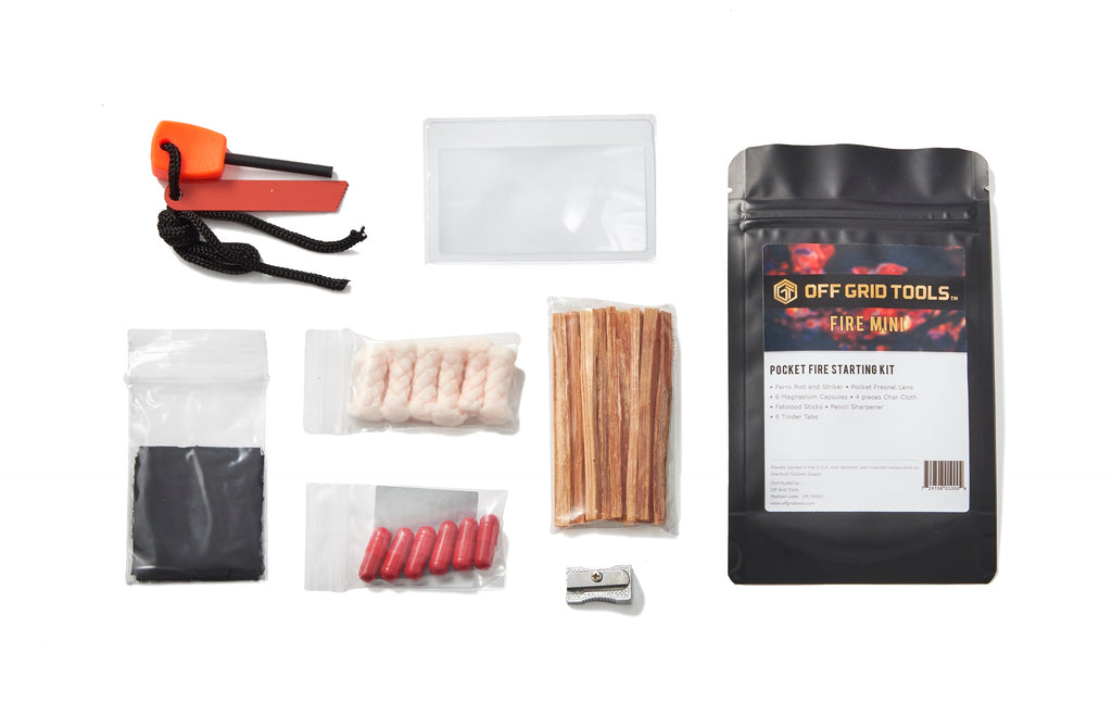 OGT Fire Mini - Pocket Fire Starting Kit – Off Grid Tools