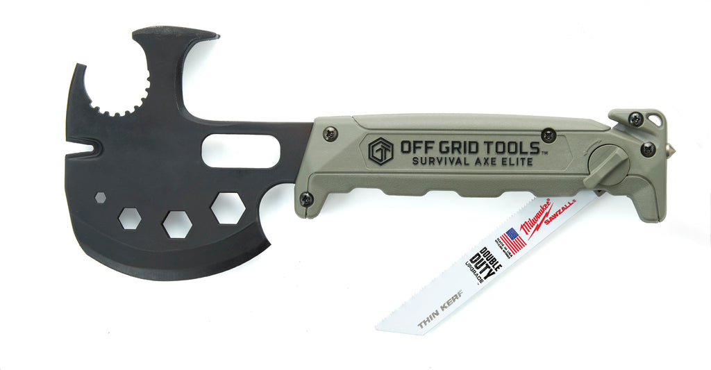 OGT PRO Survival Axe Elite Green - Pro – Off Grid Tools